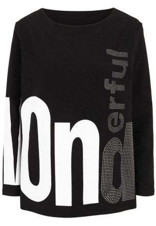 Doris Streich Sweatshirt mit Wording-Motiv