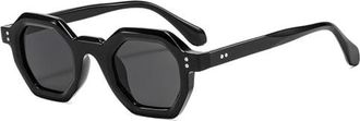 Generic Lunettes De Soleil Dext&eacute;rieur &Agrave; Petite Monture For Hommes, For La Conduite, Les D&eacute;placements Quotidiens Et Vacances(Black)