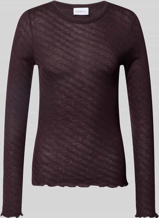 Comma Slim Fit Longsleeve aus Baumwoll-Mix Modell OKTOBER