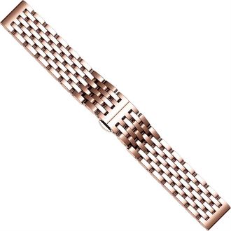 Generic Edelstahlarmband Herren-Sportuhrenarmband 18 mm 20 mm 22 mm 24 mm Metall für Damen Herren Ersatzarmbänder