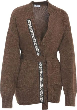 Liu Jo Cardigan - Femme - Pulls - Brun - Taille: 38 FR