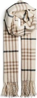 Pieces Pclesia Écharpe longue Pwp Mm Bc, Gris Whitecap, taille unique