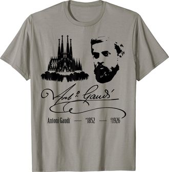 Antoni Gaud&iacute; SAGRADA FAMILIA & ANTONI GAUDI T-Shirt