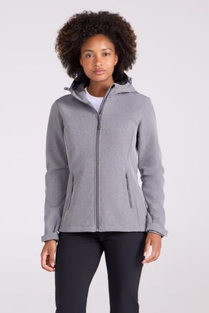 Mountain Warehouse Exodus Softshelljacke f&uuml;r Damen (Dunkelgrau)