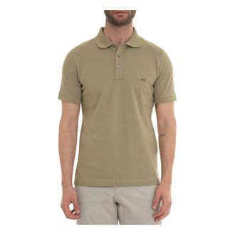 Fay Kurz&auml;rmeliges Poloshirt - - Tops - Herren - Gr&uuml;n - 3XL
