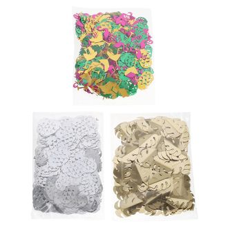 Valiclud 3 St&uuml;ck Pack Luau Party Konfetti aus Kunststoff Hawaiianisches Sommerparty Konfetti f&uuml;r Tischdekorationen Festliches Geburtstags und Bastelzubeh&ouml;r