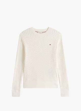 Tommy Hilfiger Pull torsad&eacute; en coton