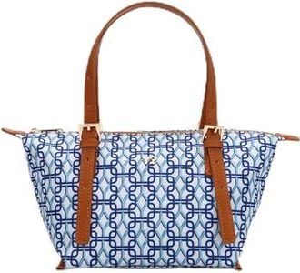 Y Not YNOT? Sac Femme Shopping Small Audrey, bleu, Taille unique