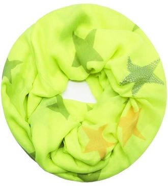 Glamexx24 &Eacute;charpe en tube &agrave; motif &eacute;toiles - &Eacute;charpe longue l&eacute;g&egrave;re pour femme, &eacute;charpe en tube, &eacute;charpe en tissu pour le printemps et lautomne en plusieurs coule