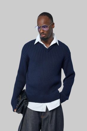 Balenciaga Hybrid Shirt/knit Jumper