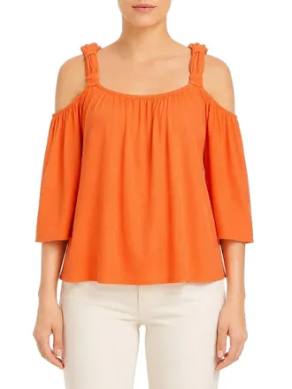 Pinko Womens Top Viscose Apparel - Tops Orange