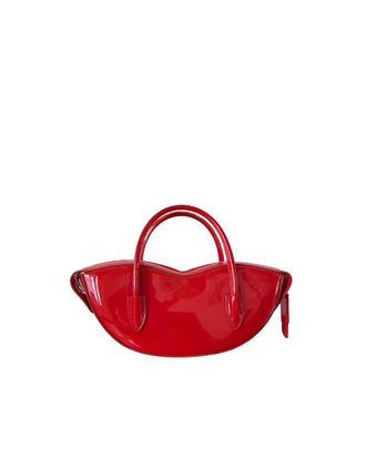 Fiorucci Womens Mini Lips Vinyl Bag Red Polyurethane Shoulder