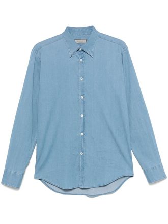 Canali chemise en jean - Bleu