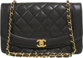 Chanel Sac bandouli&egrave;re vintage doccasion - Femme - Pre-owned - Noir - Taille: ONE Size