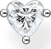 Thomas Sabo Boucles doreilles en forme de coeur en argent sterling 925 H2234, taille unique, Argent sterling, Pas de gemme