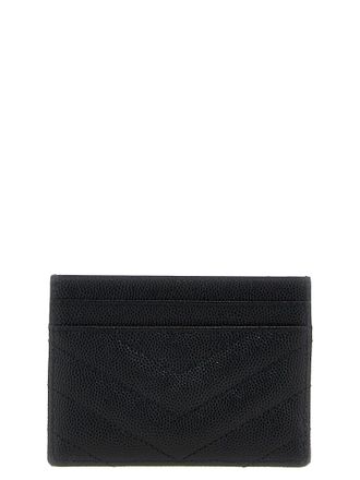Saint Laurent Quilted Leather Wallet - Black