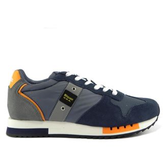 Blauer Homme, Chaussures, Bleu, Taille: 44 EU Baskets Style Bleu/Orange