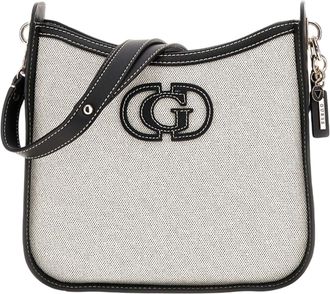 Guess Sebina Bucket Shoulder Bag Natural/Black