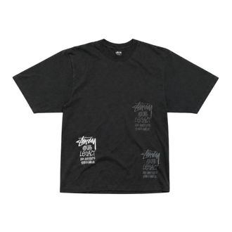 St&uuml;ssy Basic Tee - - Tops - Herren - Schwarzk - S