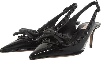 Valentino Garavani Pumps & High Heels - Sling Back Rockstud Bow - Gr. 36 (EU) - in Schwarz - f&uuml;r Damen