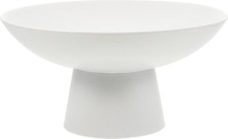 Cabilock Keramik Obstschale Mit Fu&szlig; 3 Zoll Hohe Wei&szlig;e Servierschale F&uuml;r Snacks Desserts Und Obst Dekoschale F&uuml;r K&uuml;che Und Esstisch