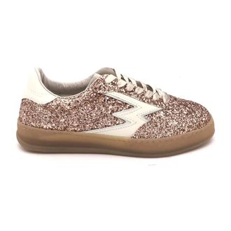 MOA Master Of Arts MOA - Master OF Arts, Femme, Chaussures, Multicolore, Taille: 39 EU Baskets R&eacute;tro Paillettes Champagne