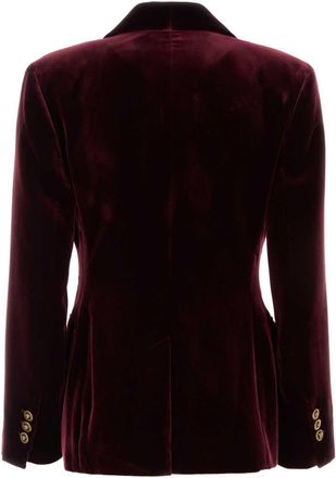 Versace Velvet Blazer - Red