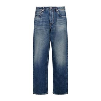Burberry Blaue Loose Fit Distressed Jeans - - Jeans - Herren - Blau - W30