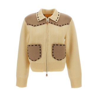Guest In Residence Saddle Up Kaschmirjacke - - Knitwear - Damen - Beige - M