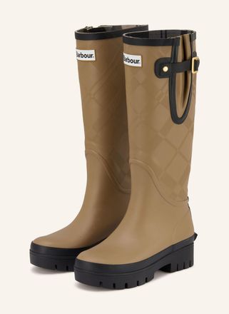 Barbour Stiefel Leighton beige
