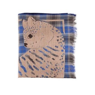 Inou&iuml; Editions Foulard imprim&eacute; &agrave; carreaux