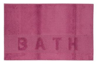 Hagemann Badematte, Stoff, Fuchsia, 70 x 120 x 2 cm