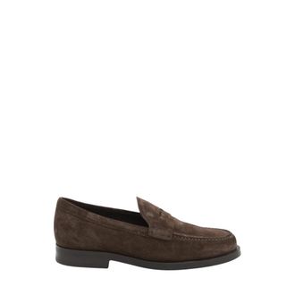 Tod's Loafer aus Wildleder - - Shoes - Herren - Braun - 45 EU