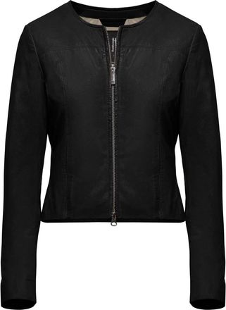 Bomboogie Femme, Vestes, Noir, Taille: 38 FR Galy Leather Jacket