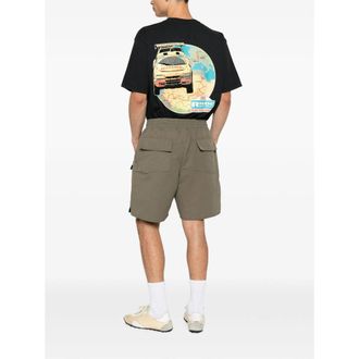 Rhude Graphic-Print Cotton T-Shirt - Black