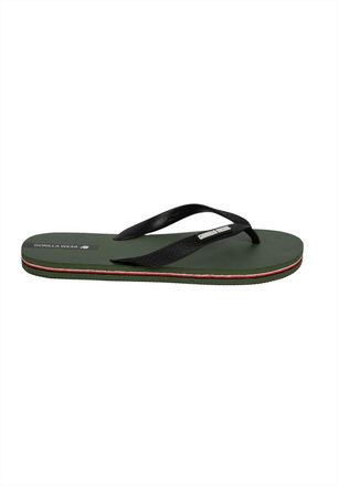 Gorilla Wear Kokomo Flip-Flops - Grün - Freizeit Bequem rutschfest unisex mit Logo für maximale Bewegungsfreiheit aus Gummi EVA Badesandalen, 42