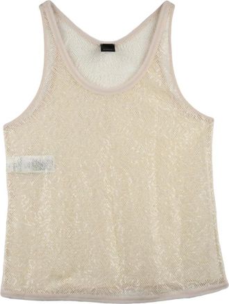 Pinko Pinko, Femme, Tops, Beige, Taille: 42 FR D&eacute;bardeur