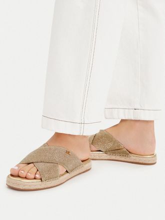 Michael Kors Espadrilles MICHAEL Michael Kors Kenzie 40S6KZFS3D Goldfarben