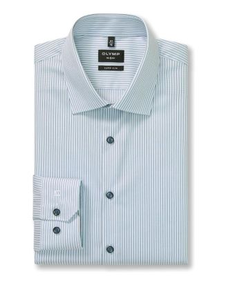 Olymp No. Six, Super Slim Fit, Stretch-Hemd mit Streifenmuster in