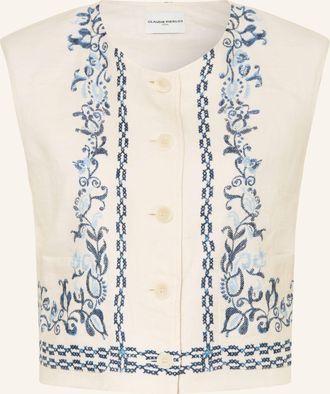 Claudie Pierlot Claudie Pierlot Leinenweste beige