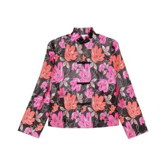 Comme Des Gar&ccedil;ons Femme, Blouses et Chemises, Multicolore, Taille: 42 FR Motifs Floraux Fermeture Boutonn&eacute;e Manches Longues