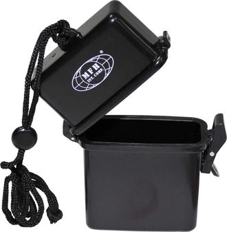 MFH Box, Kunststoff, wasserdicht, Nackenband, schwarz