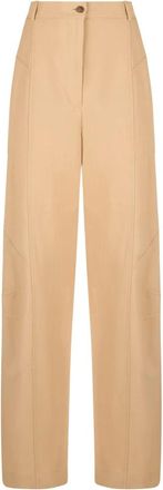 Alberta Ferretti Femme, Pantalons, Beige, Taille: 44 FR Pantalons