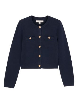 Brooks Brothers cardigan &agrave; boutonni&egrave;re devant - Bleu