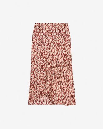 Isabel Marant Jupe Lisanne - Femme - Rouge Grenat - Taille34 - Isabel Marant