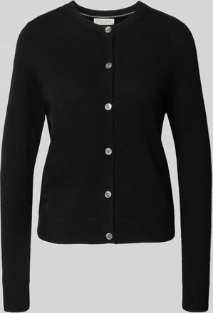 Christian Berg Strickjacke aus Kaschmir mit Rundhalsausschnitt