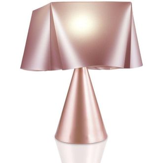 Linea Zero Pink Metal Cone Tischlampe aus Kunststoff Cm. 28 x 32 Std