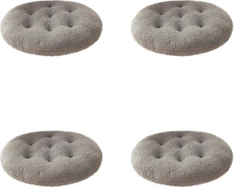 Generic 1 Pc Runden Pl&uuml;sch Stuhlkissen 36x36 cm Sitzkissen Gef&uuml;llt, Memory Foam Kissen, Outdoor Gartenstuhlkissen, Garten Sitzpolster Set f&uuml;r Rattanst&uuml;hle, Ou