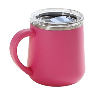 Generico Thermobecher f&uuml;r Reisen, wiederverwendbar, doppelwandig, 450 ml, Thermo-Kaffeetasse, f&uuml;r Zuhause, B&uuml;ro, Schule, Camping, Sport, Wasser, hei&szlig;en und kal