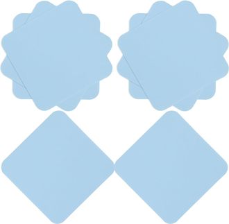 Angoily 8 St&uuml;ck Teiliges Silikon Topfuntersetzer Hitzebest&auml;ndig rutschfest Faltbar Flexible K&uuml;chentischmatte f&uuml;r T&ouml;pfe Sch&uuml;sseln und Hei&szlig;e Speisen Schonender 